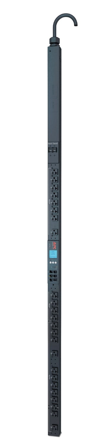 APC Rack Mount PDU, Metered-by-Outlet with Switching, 100V-120V/30A, (24) Outlets, 0U Vertical ...
