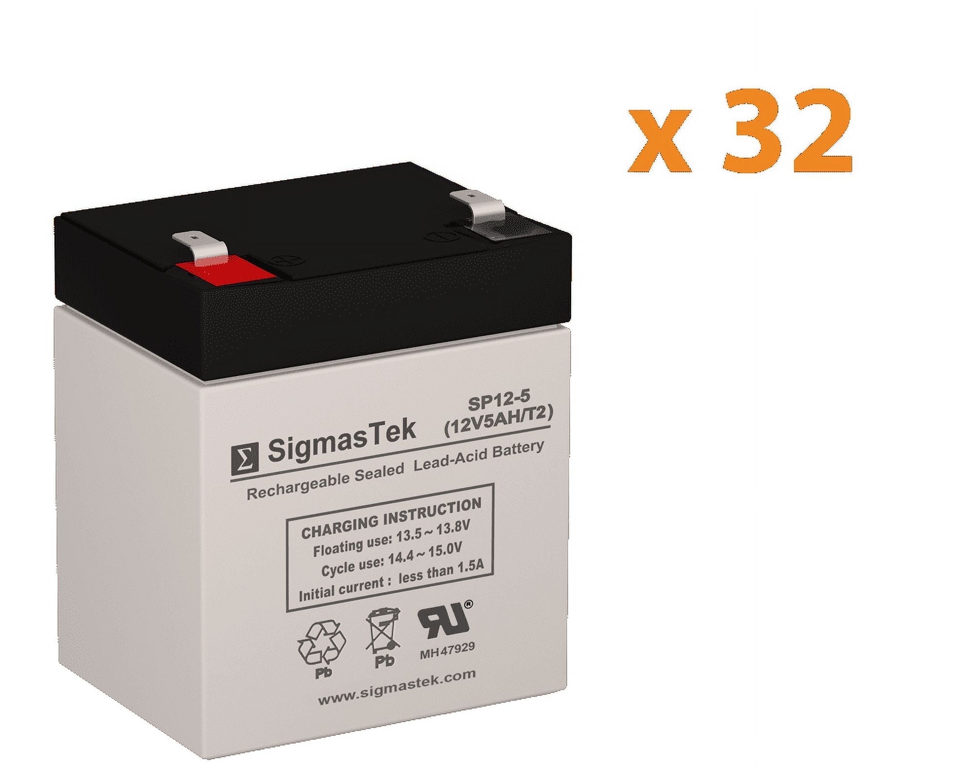 APC SRT10KRMXLT UPS Battery Set of 32 Replacement SLA Batteries 12V 5 ...