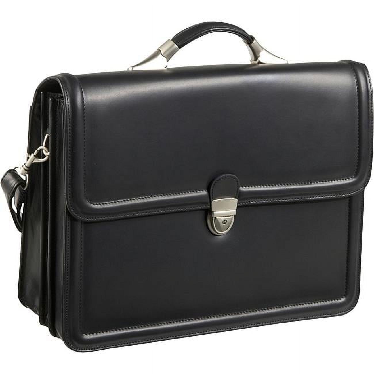 APC Savvy Leather Executive Briefcase, Balck - Walmart.com