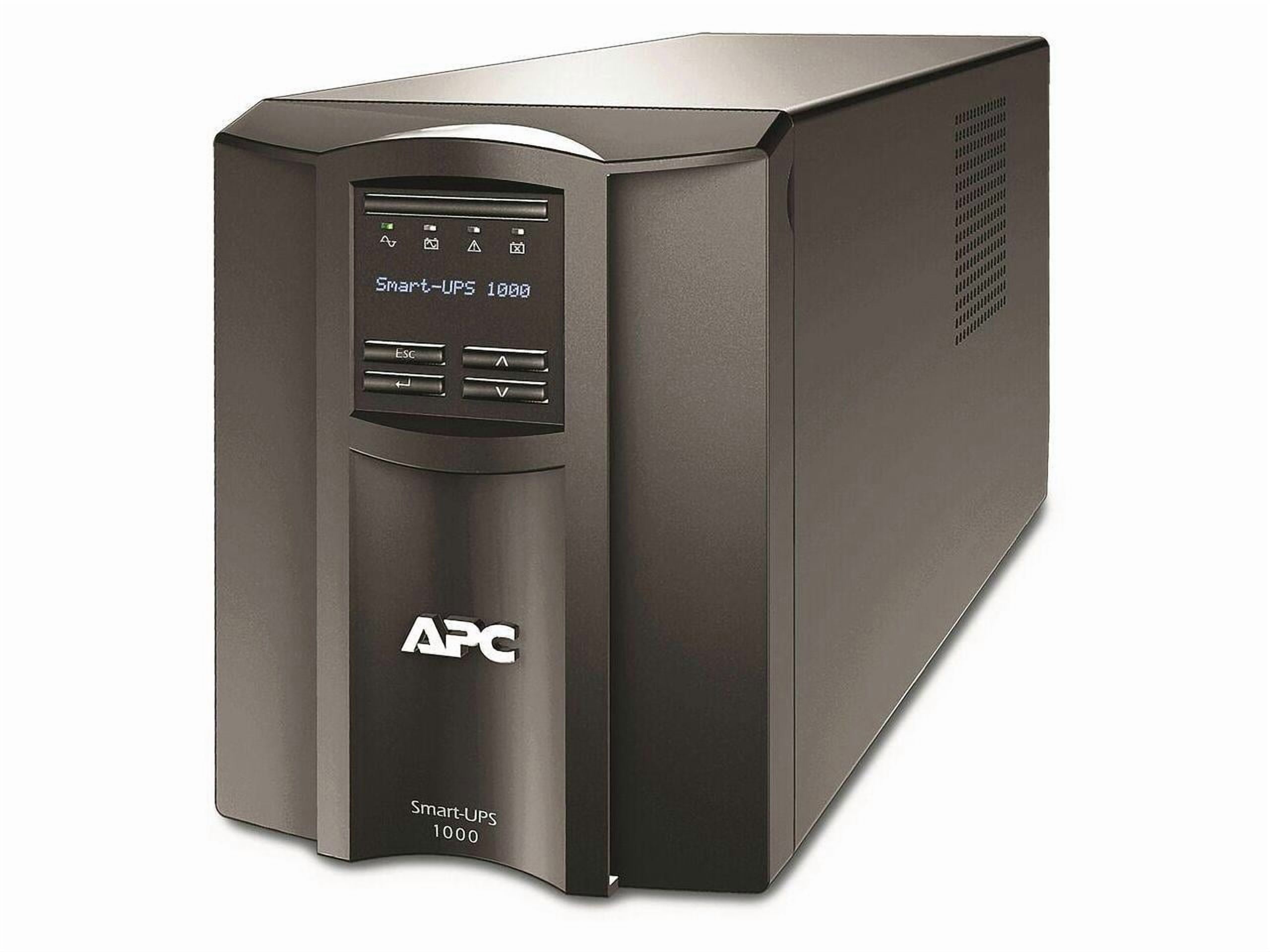 APC Smart-UPS, Line Interactive, 1000VA, Tower, 120V, 8x NEMA 5-15R ...