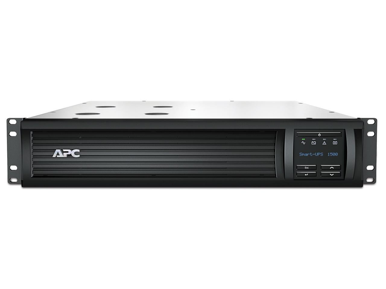 APC Smart-UPS 1500VA, Line Interactive, Rackmount 2U, 120V, 6x NEMA 5-15R, SmartConnect, AVR ...