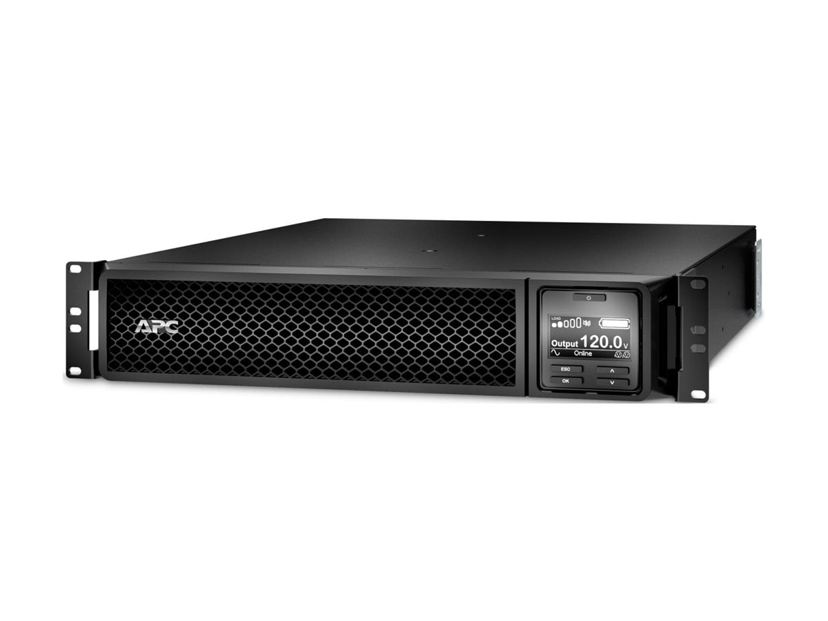 APC Smart-UPS On-Line, 1500VA, Rackmount 2U, 120V, 6x NEMA 5-15R ...
