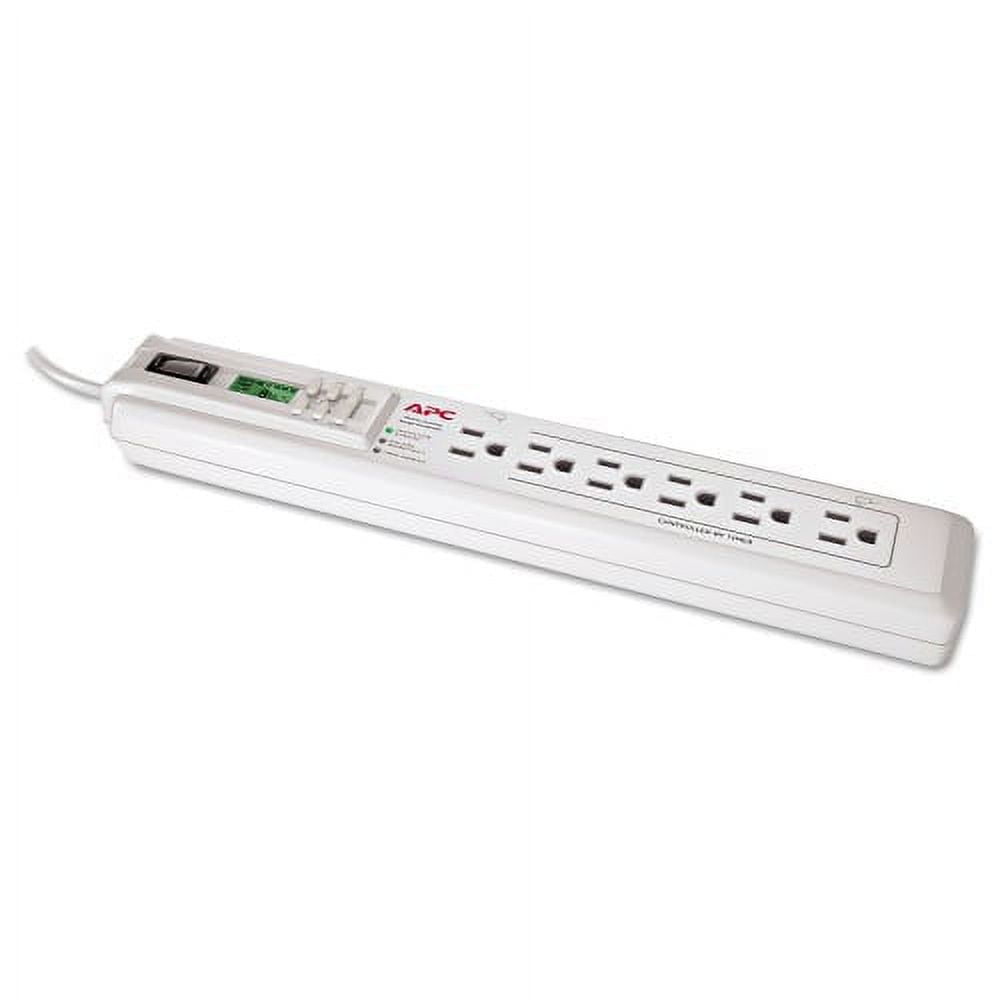 APC SurgeArrest Surge Protector, 6 AC Outlets, 3 ft, 1,020 J, White ...