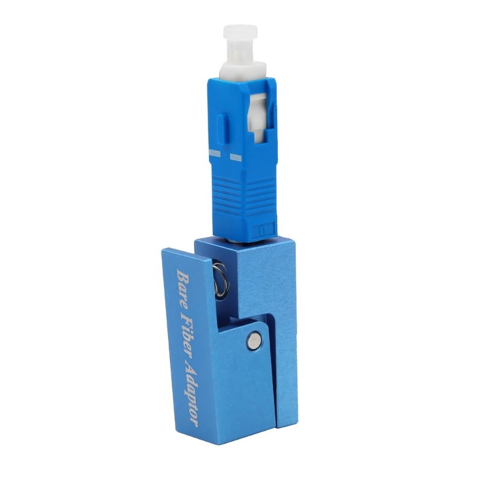 APC/UPC Optical Connectors Circular Bare Fiber Flange Temporary Adapter ...