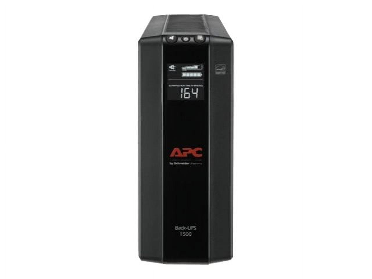 APC UPS 1500VA 900W UPS Battery Backup & Surge Protector, BX1500M AVR, Dataline Protection ...