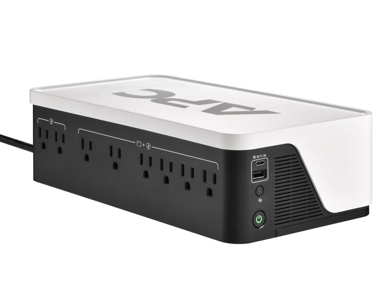 APC UPS Battery Backup, 1050VA Surge Protector with 6 Outlets, Type C ... APC UPS Battery Backup, 1050VA Surge Protector with 6 Outlets, Type C ...