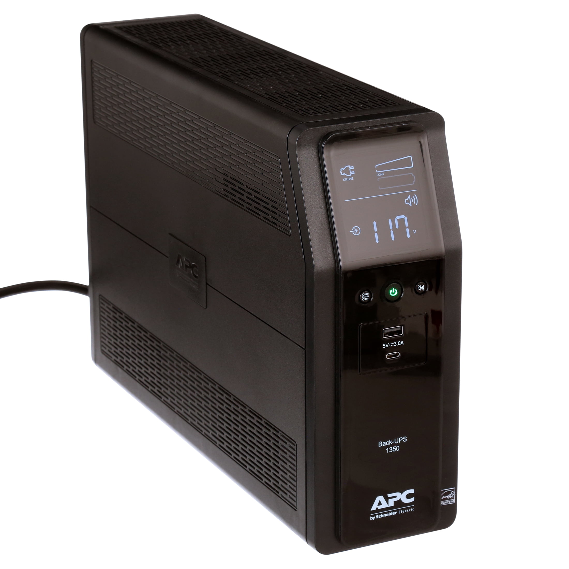 APC UPS Battery Backup Surge Protector, 1350VA, 810W Uninterruptible Power Supply, Back-UPS Pro ...