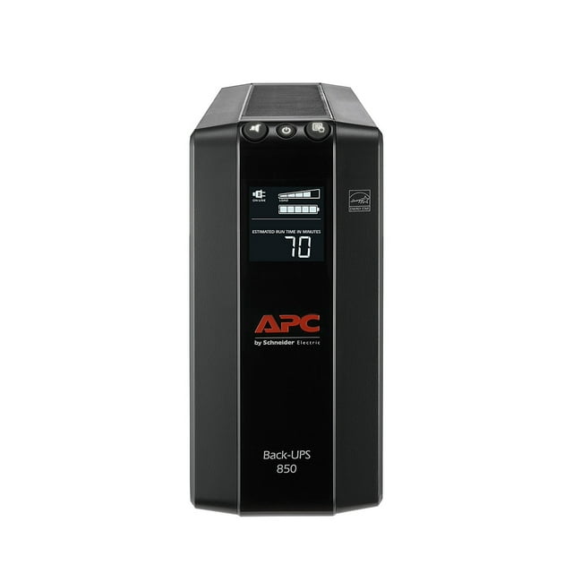 APC 850VA UPS Battery Backup & Surge Protector, AVR, Compact Tower ...