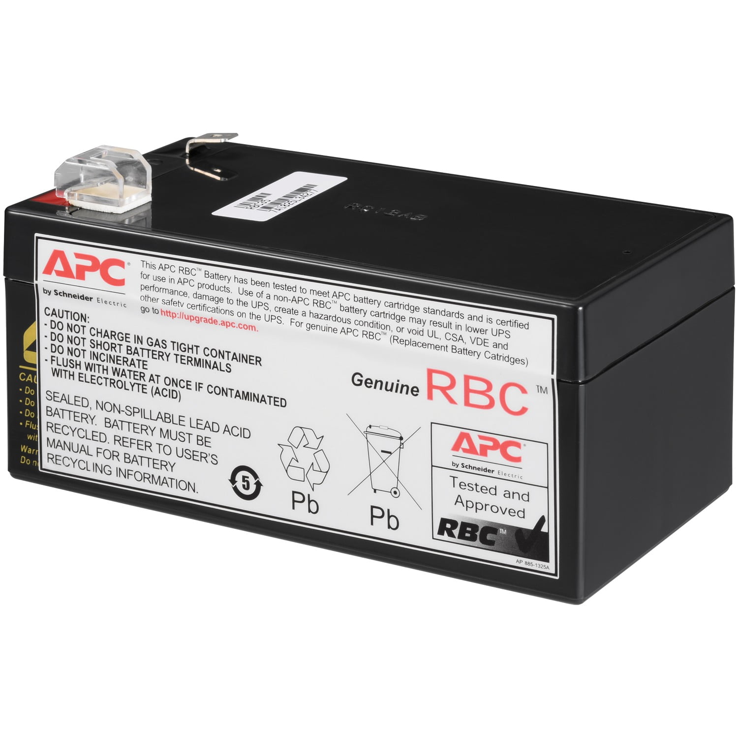 APC UPS Battery Replacement for APC Back-UPS models BE350G (RBC35 ...