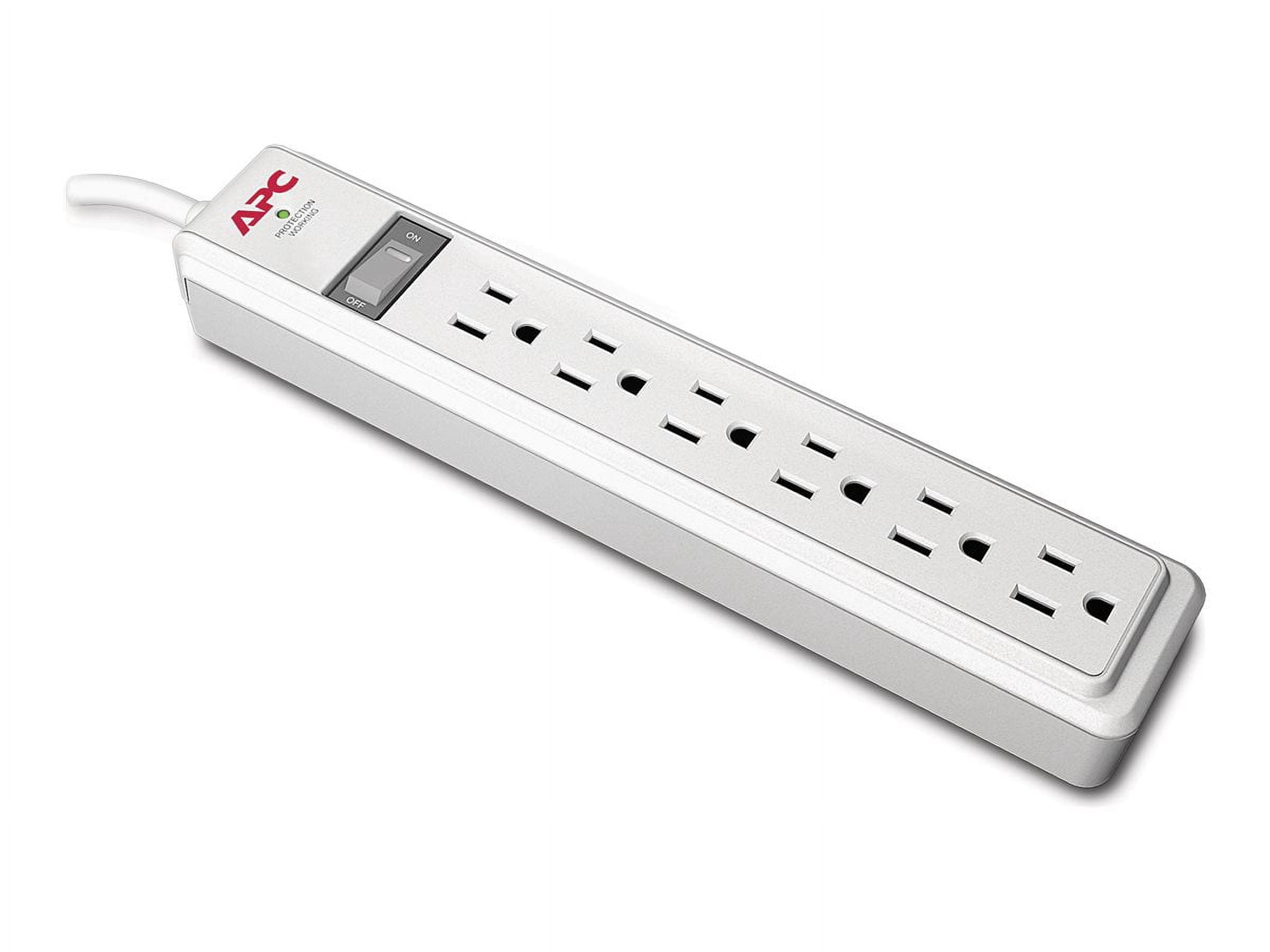 APC Essential Surgearrest P66 - Surge protector - AC 120 V - 1200 Watt ...