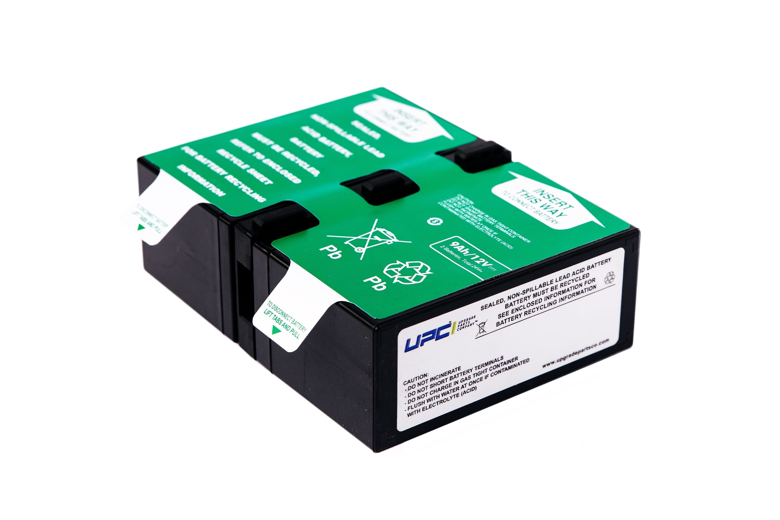 UPC APCRBC124 Replacement Battery for APC Models SMC1000I-2U, BR1500GI ...
