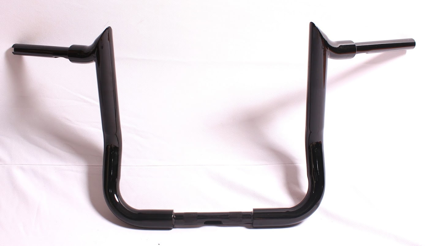 APE HANGER HANDLEBARS 10" BLACK 4 HARLEY SPORTSTER SOFTAIL FAT BOY ...