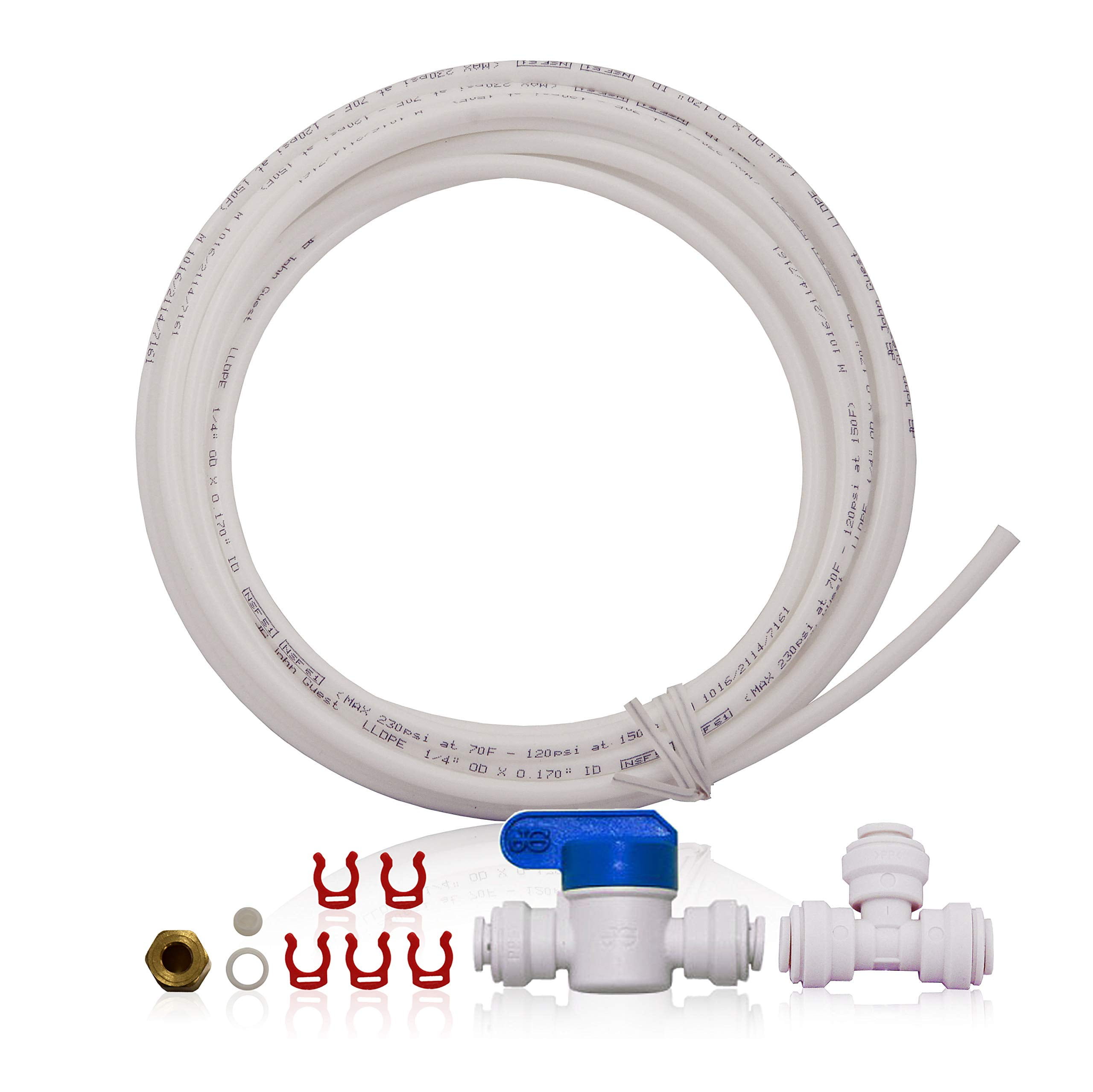 APEC ICEMAKER-KIT-1-4-RO Ice Maker Kit for Reverse Osmosis Systems ...