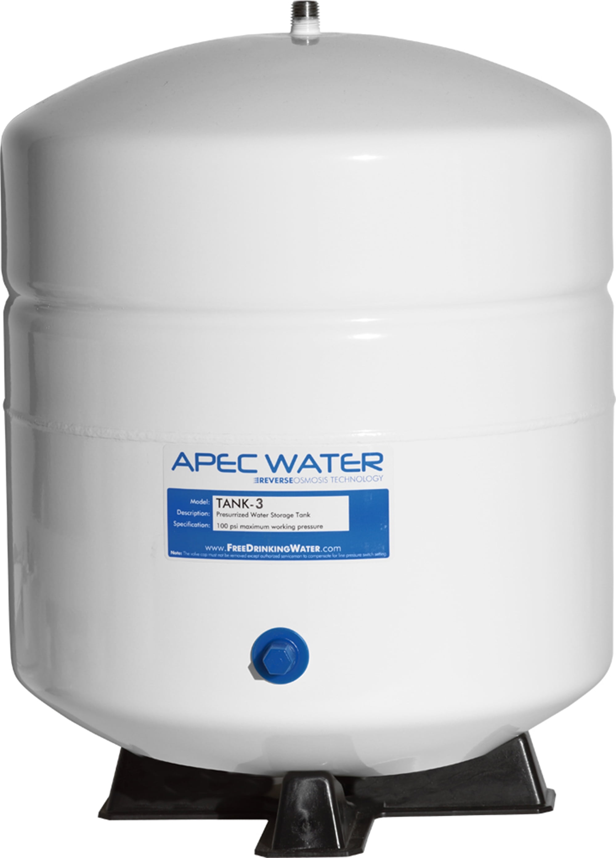 APEC TANK-3 3 Gallon Residential Pre-pressurized Reverse Osmosis Water ...