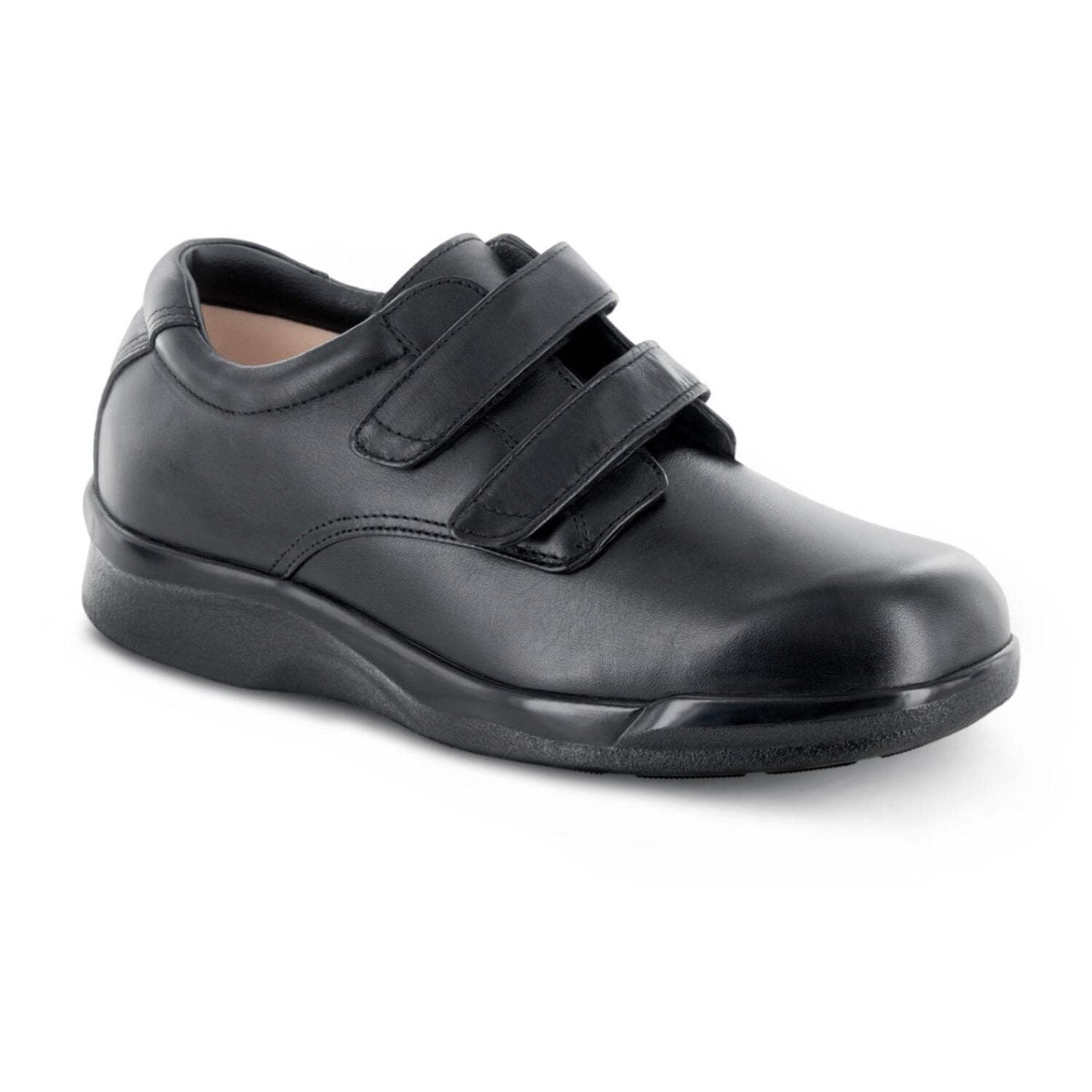 Apex 1260m Amb Conform Double Strap Velcro Men's Casual Shoe In Black ...
