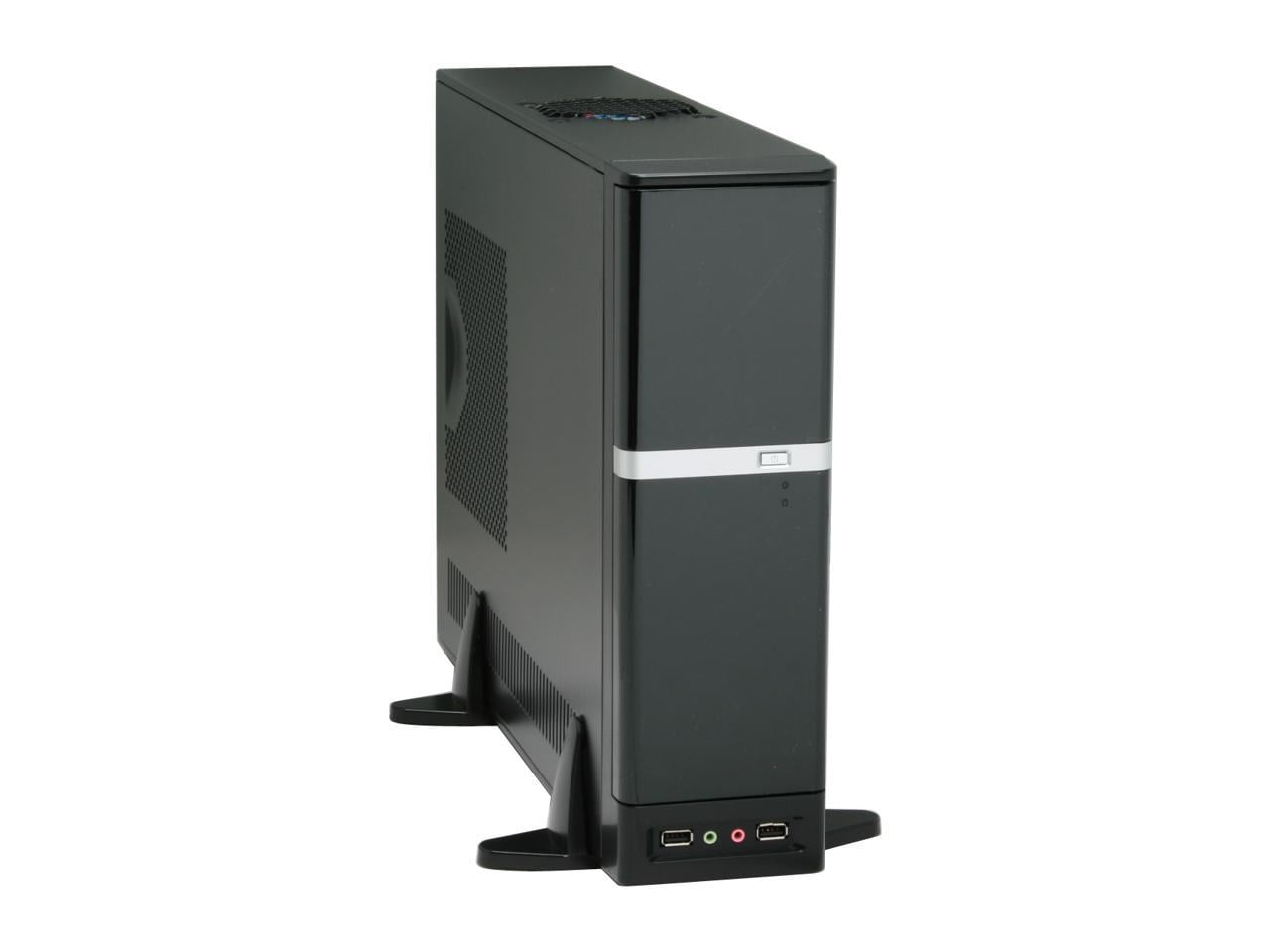 APEX DM-387 Black Steel Micro ATX Media Center / Slim HTPC Computer Case w/ ATX12V TFX 275W ...