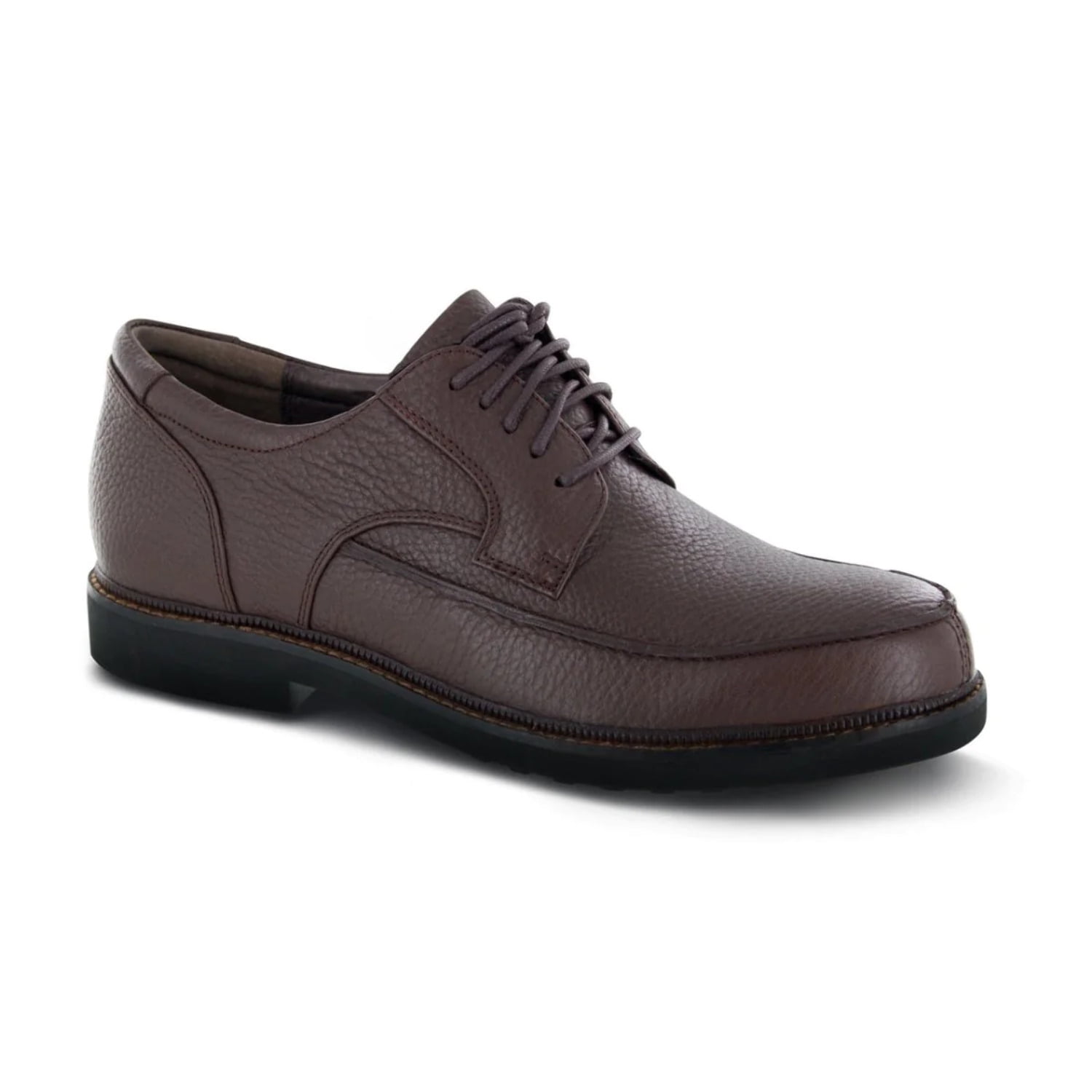 Apex Lexington Moc Toe Men's Oxford Dress Shoe In Brown - Walmart.com