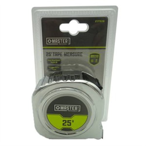 APEX TOOL GROUP-ASIA 217928 Master Mechanic 25' Chrome Tape Measure ...