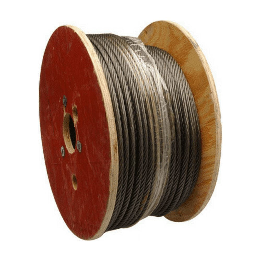 APEX TOOLS GROUP LLC 7008027 1/4x500 Fiber Wire Rope - Walmart.com