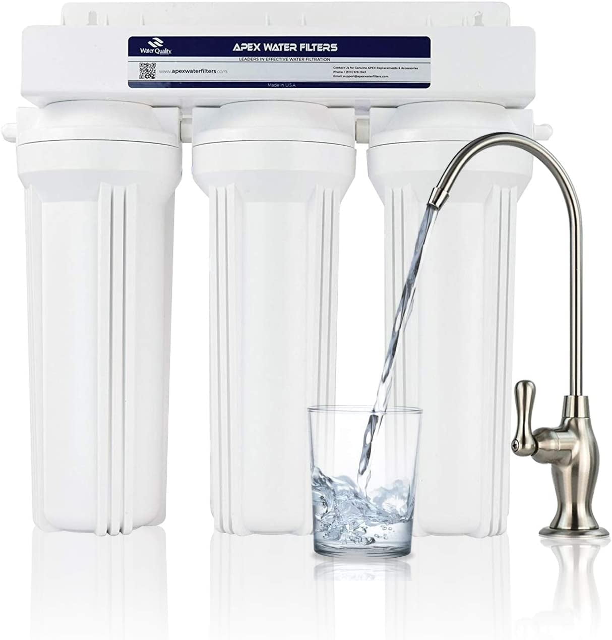 APEX Undercounter Water Filter System - Made in U.S.A. MR- - Walmart.com