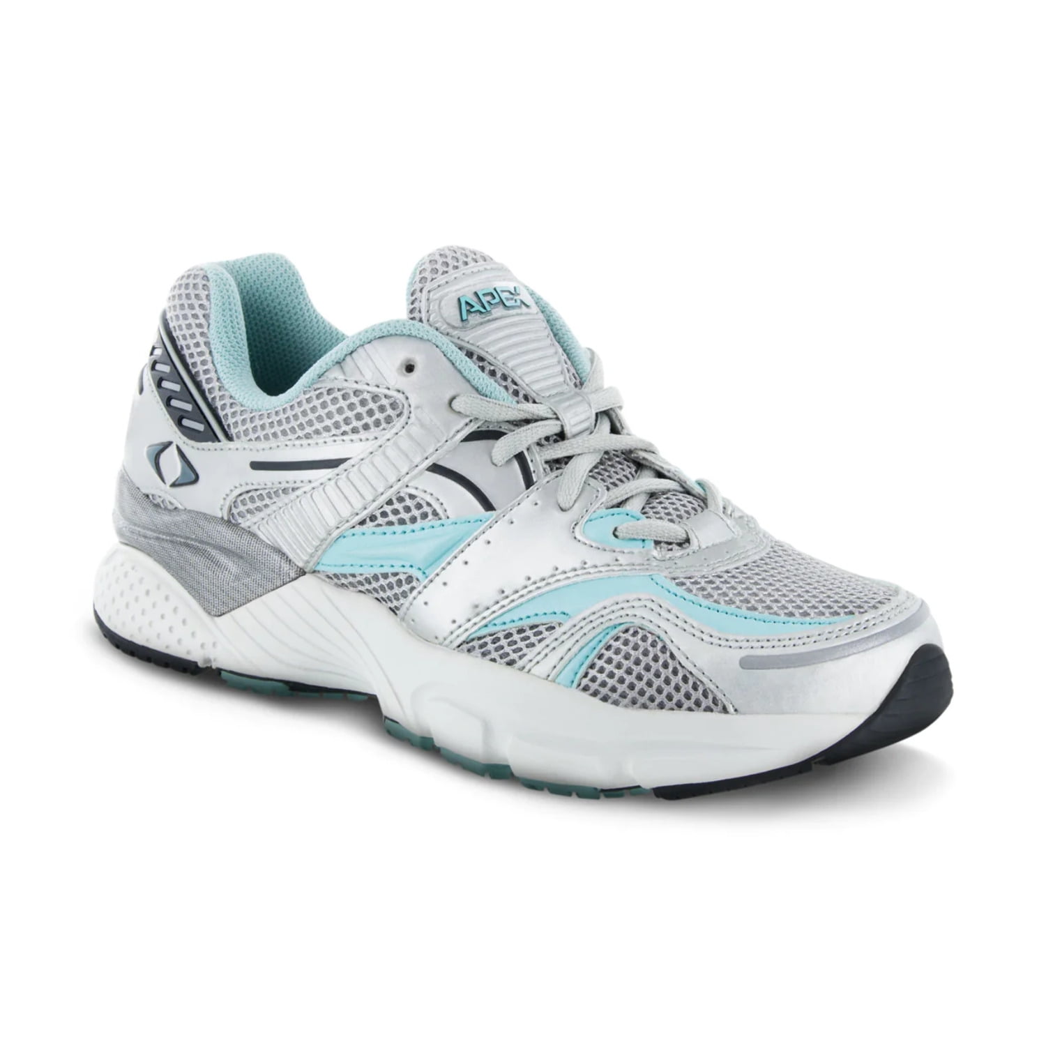 APEX X527W BOSS RUNNER WOMEN'S ACTIVE SHOE X LAST IN SILVER/SEA BLUE ...