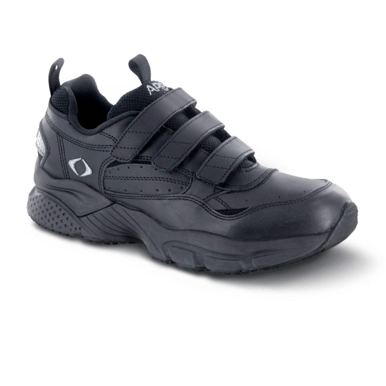 Apex X903m Lenex Triple Vel Walk Men's Strap Shoe In Black - Walmart.com