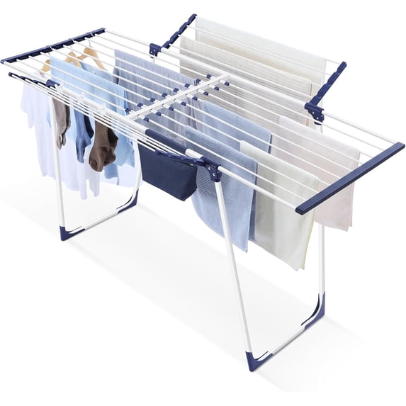 APEXCHASER Clothes Drying Rack, Foldable Gullwing Laundry Rack Indoor ...