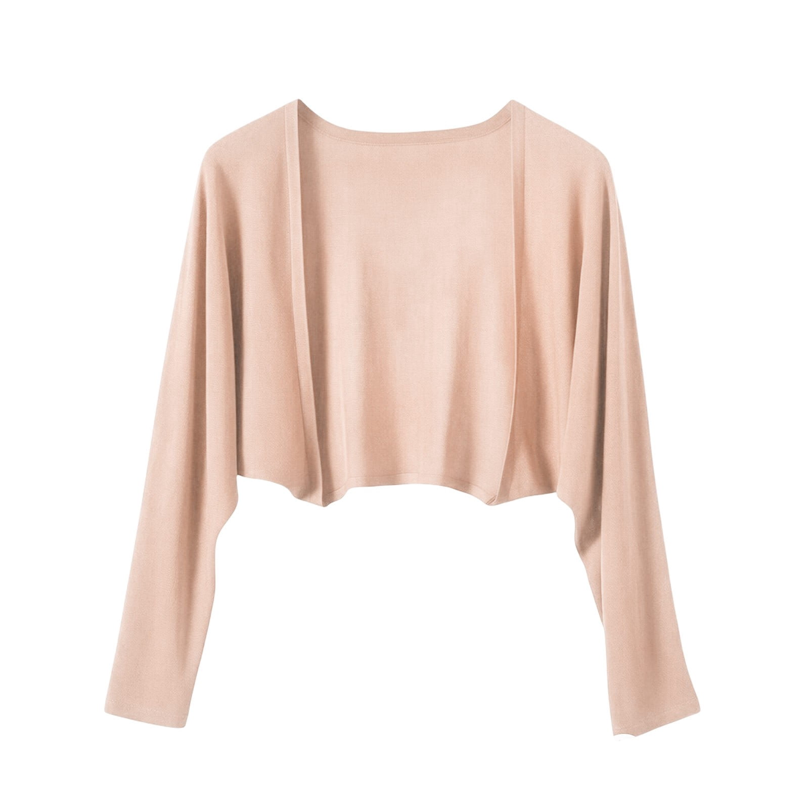APEXFWDT Bolero Shrug for Women Long Sleeve Lightweight Open Front ...