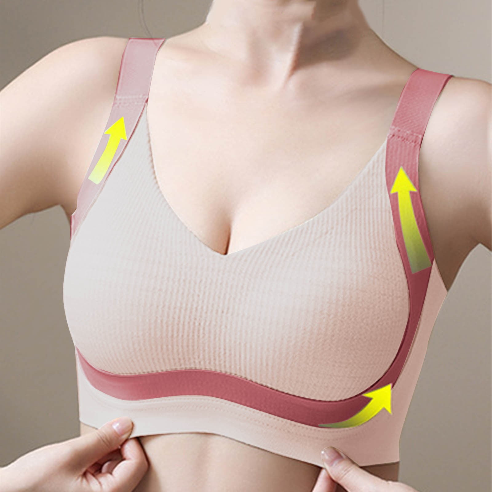 APEXFWDT Plus Size Minimizer Underwire Bra - Full-Figure Smoothing ...