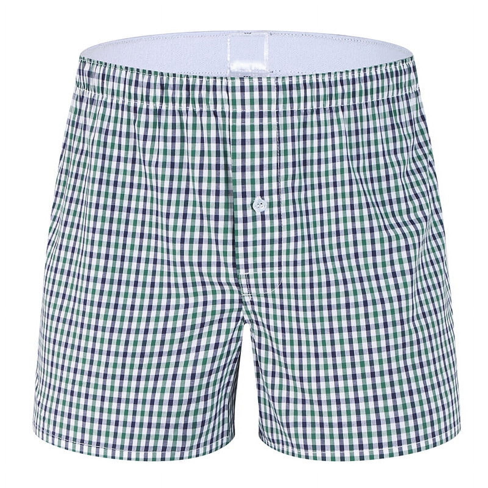 APEXFWDT Cotton Woven Boxers, Moisture-Wicking Underwear for Men Tag ...