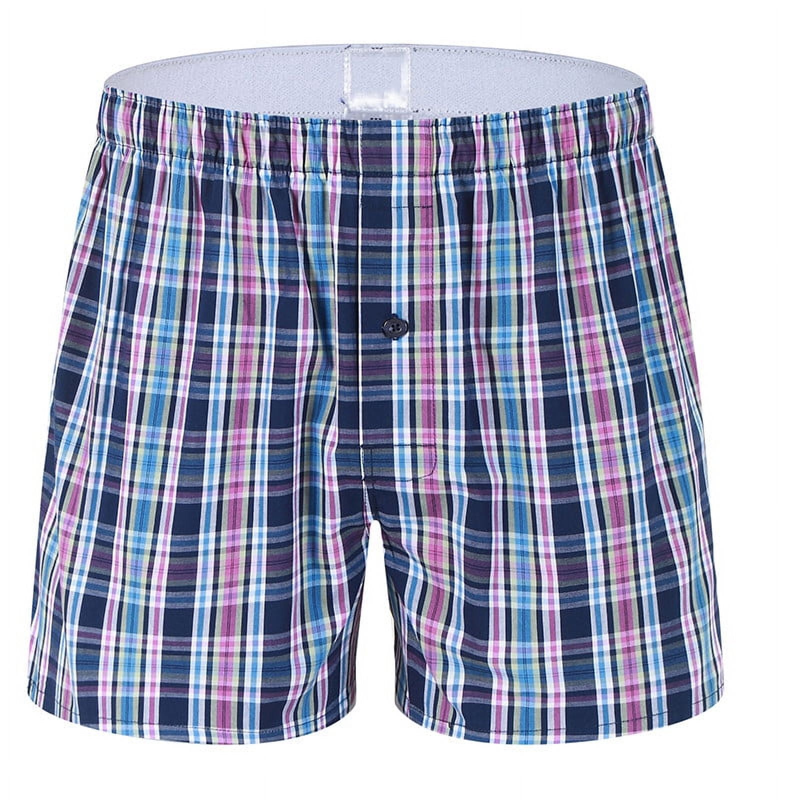 APEXFWDT Cotton Woven Boxers, Moisture-Wicking Underwear for Men Tag ...