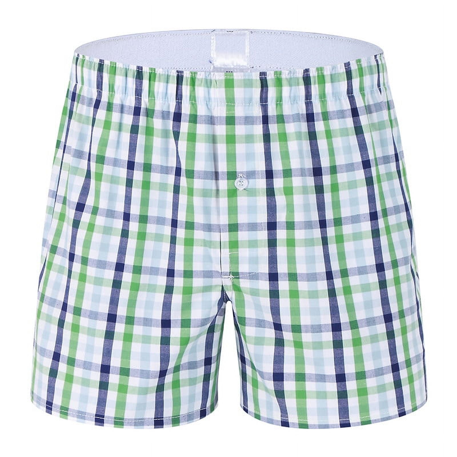 APEXFWDT Cotton Woven Boxers, Moisture-Wicking Underwear for Men Tag ...