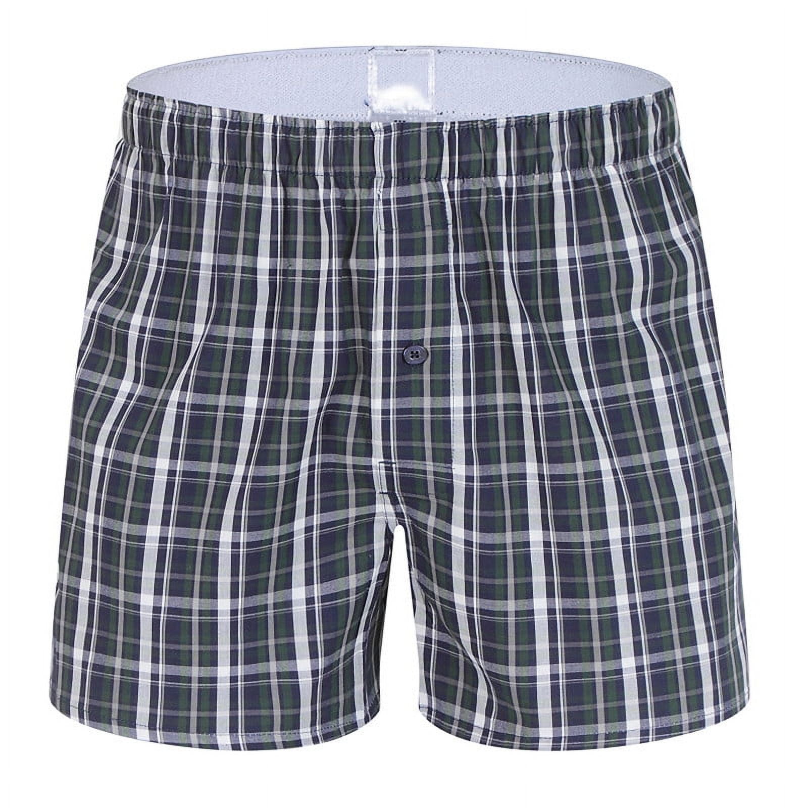 APEXFWDT Cotton Woven Boxers, Moisture-Wicking Underwear for Men Tag ...