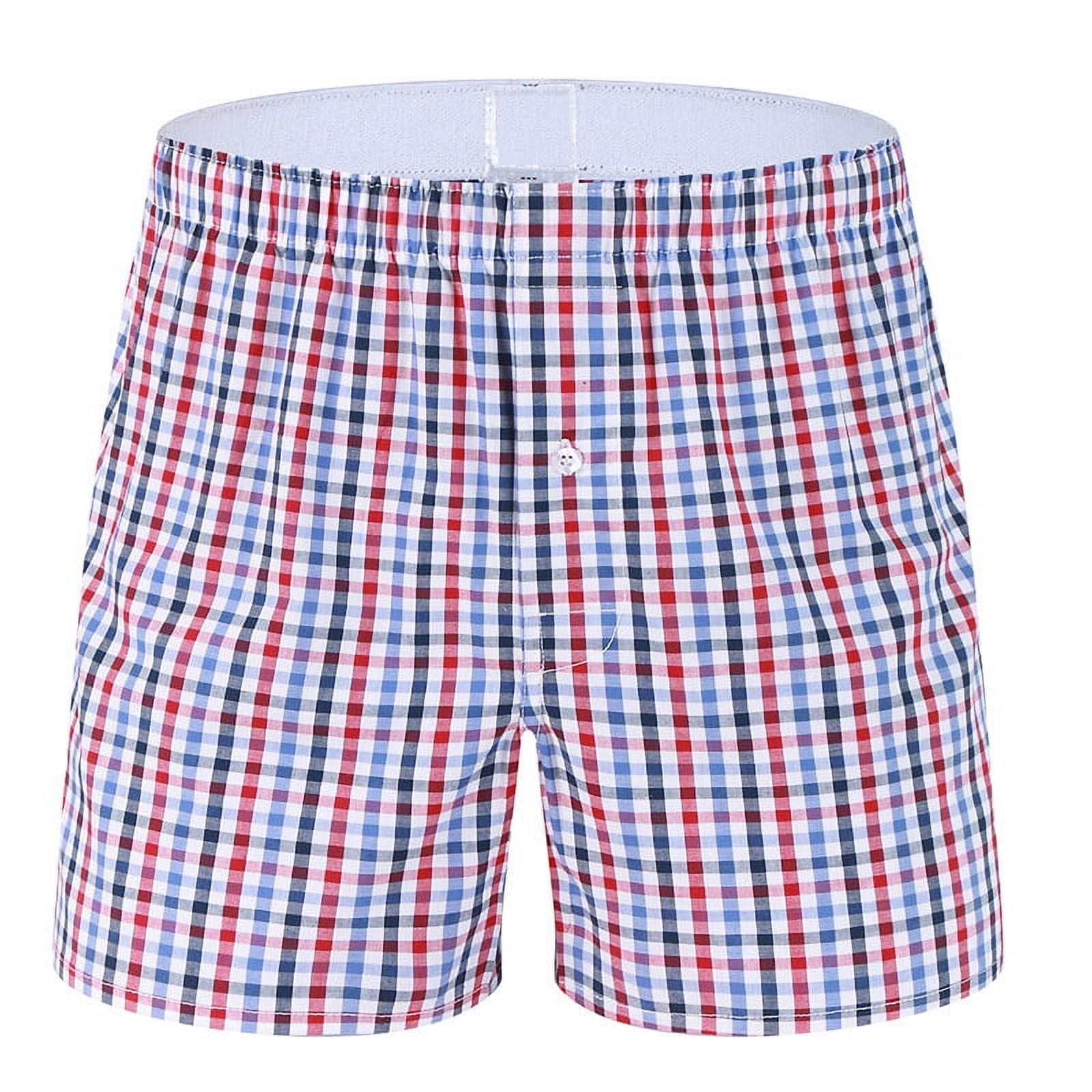 APEXFWDT Cotton Woven Boxers, Moisture-Wicking Underwear for Men Tag ...