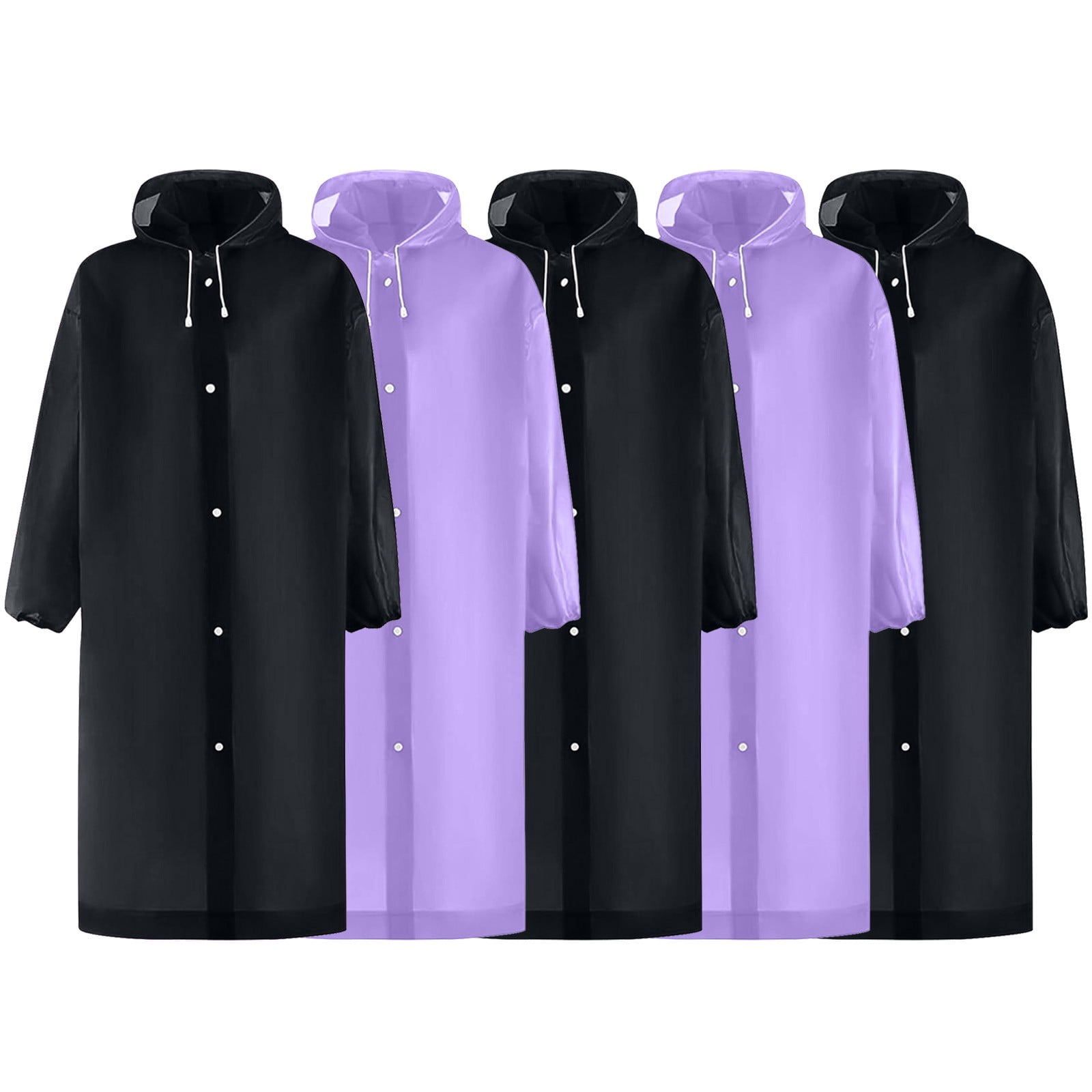 APEXFWDT EVA Raincoat Waterproof Adult Rain Poncho Reusable Unisex ...