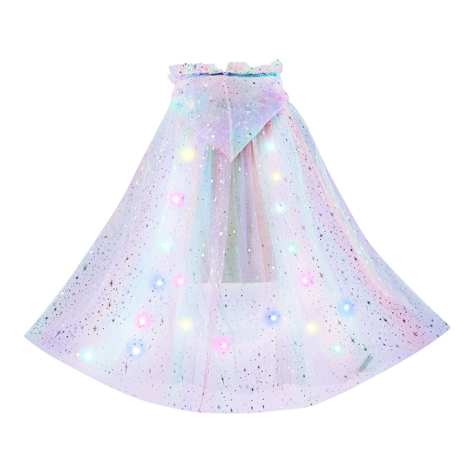 APEXFWDT Girls LED Light Up Princess Cape With Hood ,Little Girls Snow ...