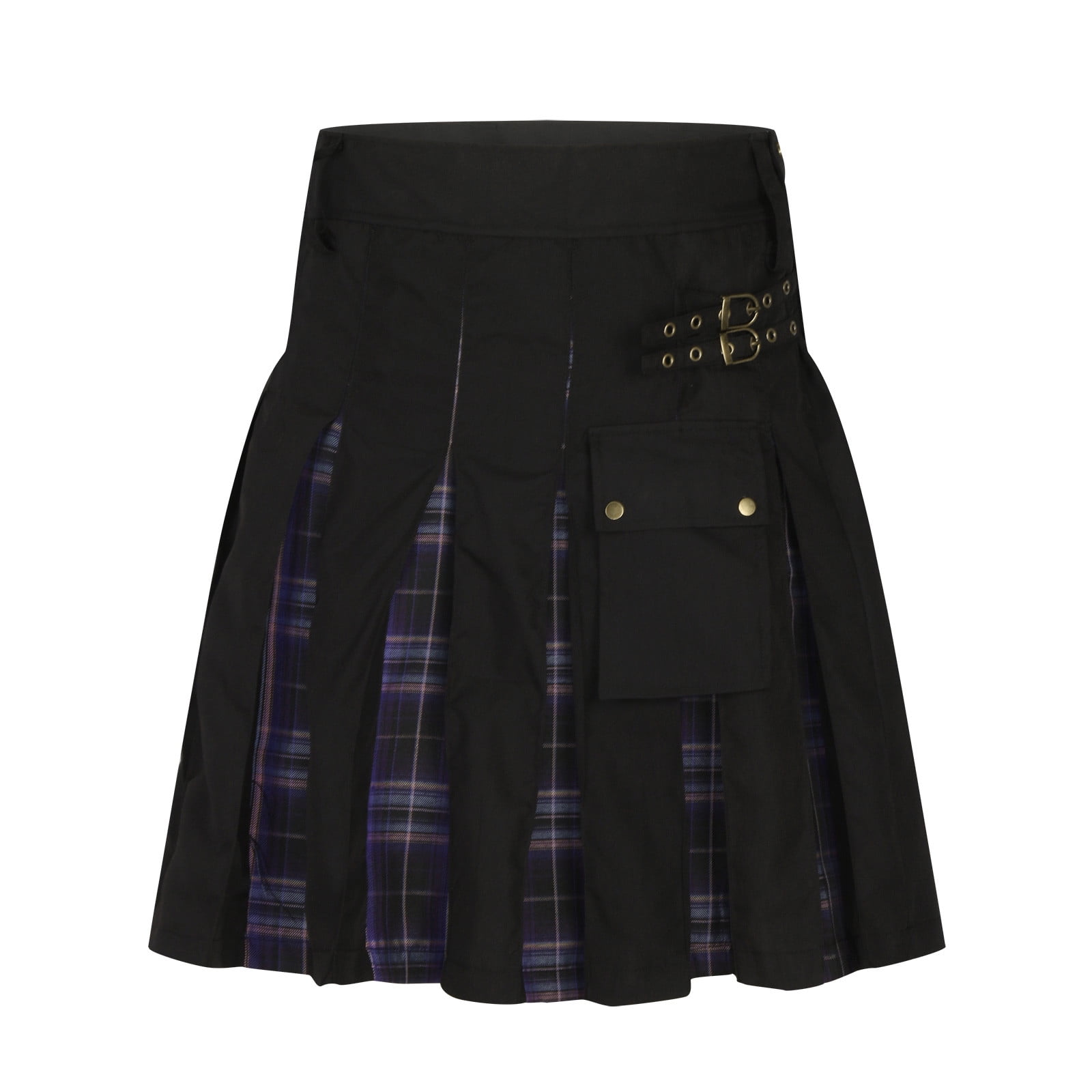 APEXFWDT Kilt for Men, Utility Kilt Hybrid Kilt Modern Box Pleated ...