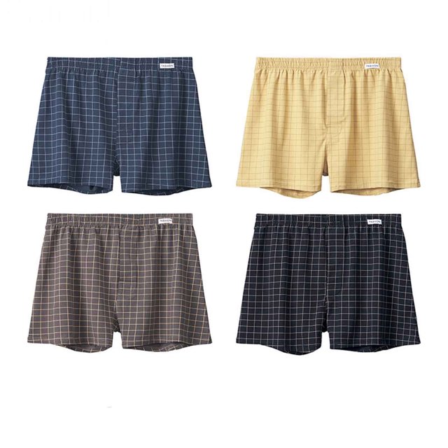 APEXFWDT Men's Big and Tall Underwear Boxers Elastic Waistband Cotton ...