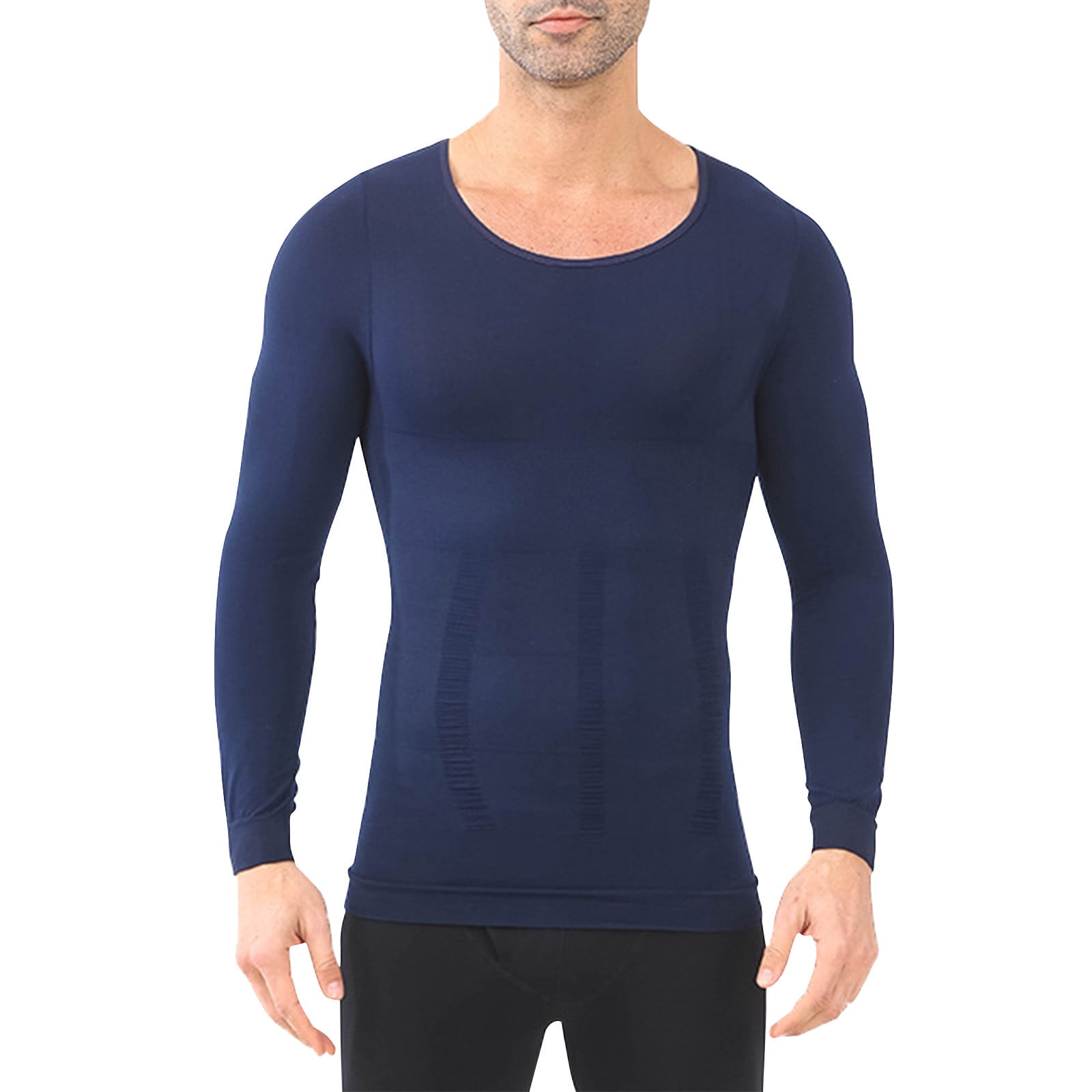 APEXFWDT Men's Lightweight Compression Workout Top Stretchy Slim-Fit ...
