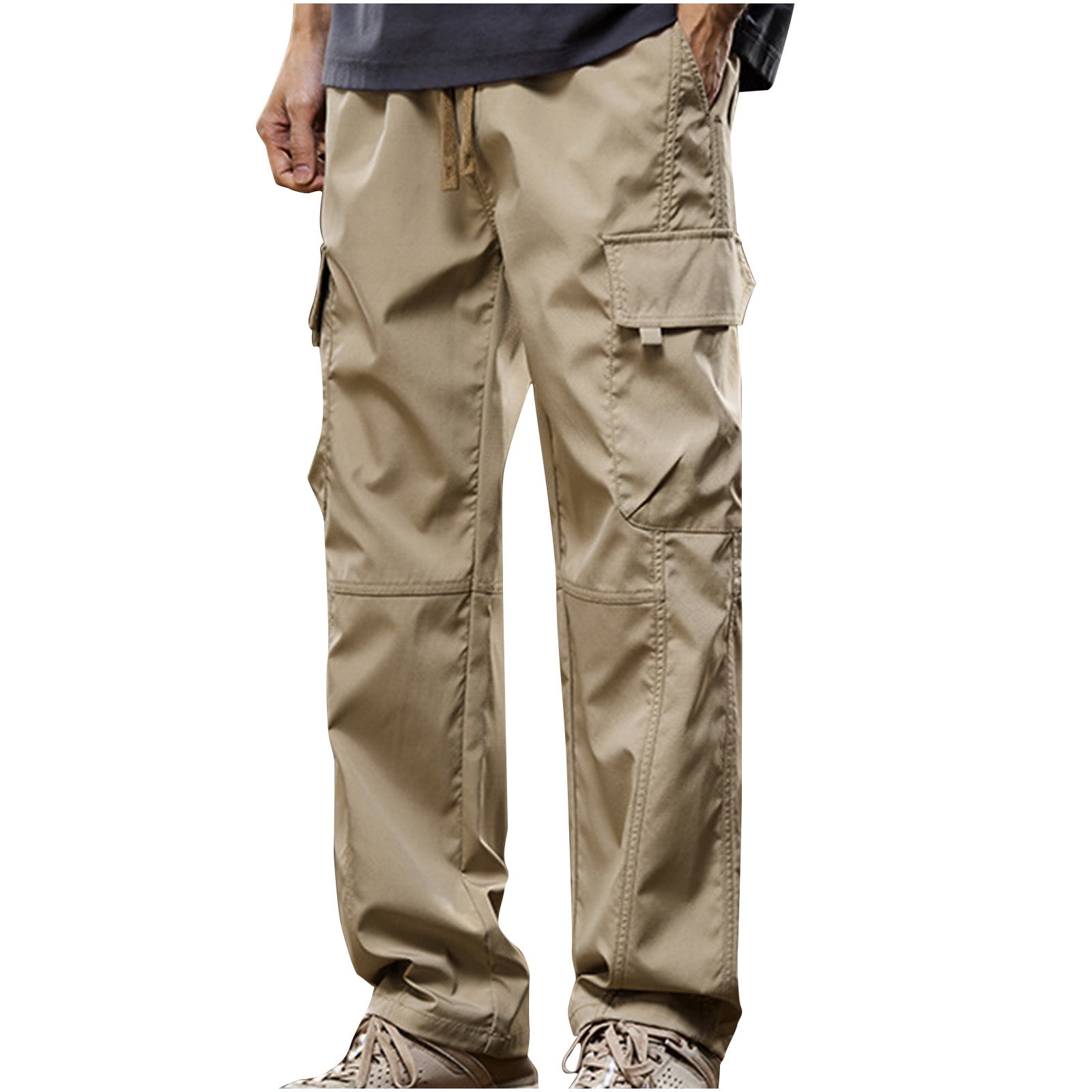 APEXFWDT Men's Loose-fit Cargo Work Pant Men's Baggy Cargo Pants ...