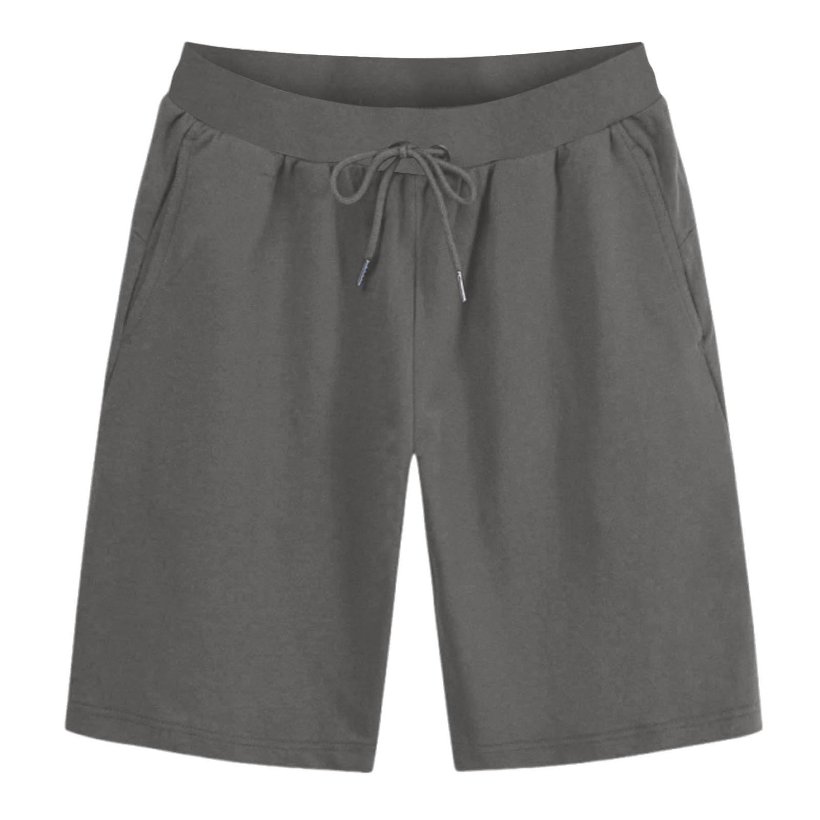 APEXFWDT Men's Lounge Jogger Shorts - Soft Terry Cloth Sleep Shorts ...