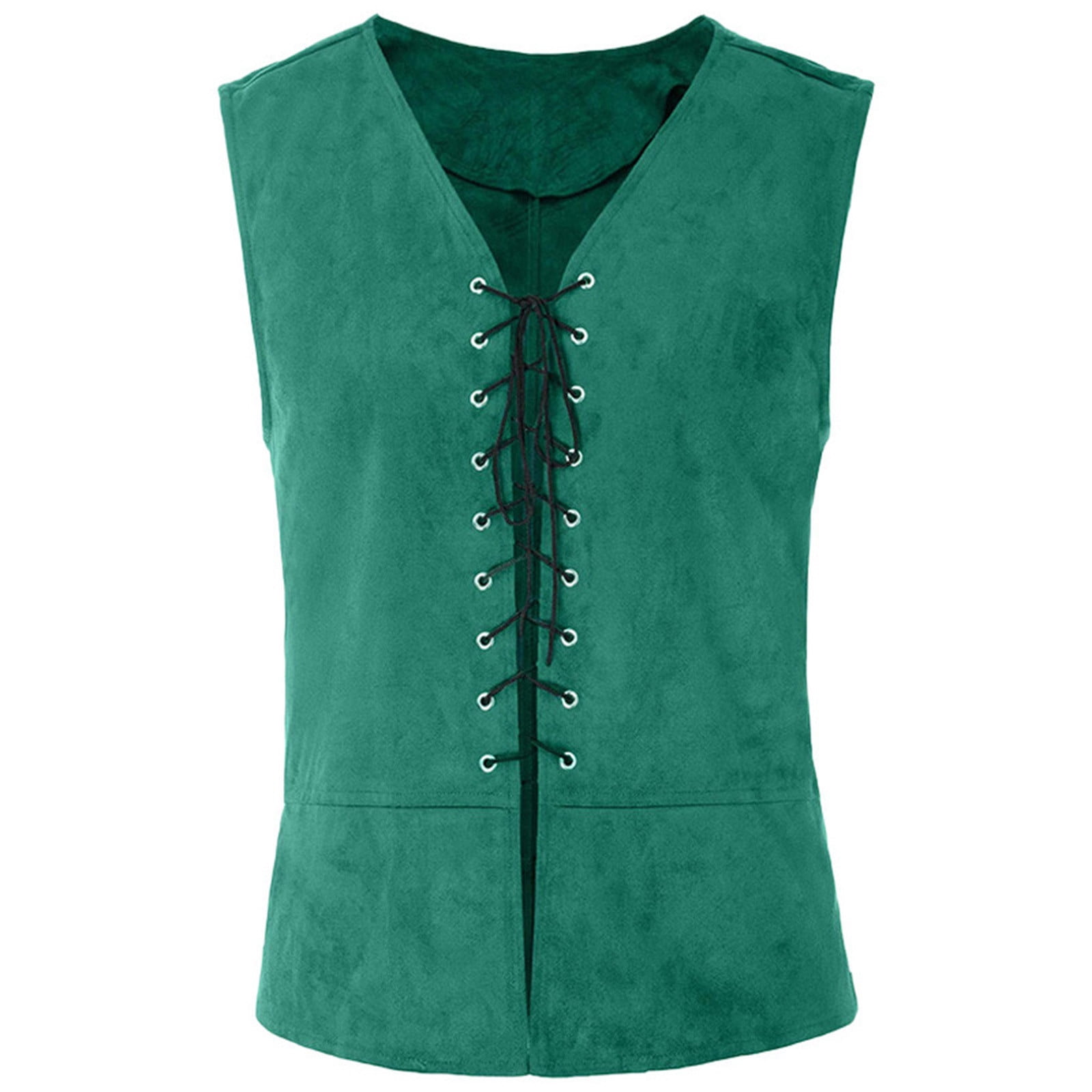 APEXFWDT Men's Medieval Renaissance Vest Outfits Pirate Gothic ...