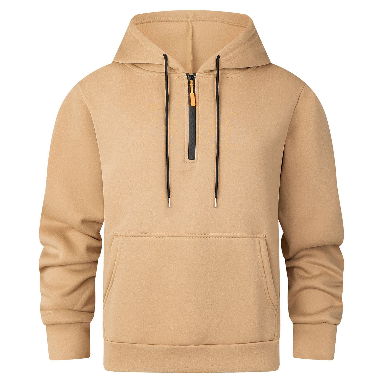 APEXFWDT Men's Quarter-Zip Fleece Hoodie Casual Athletic Drawstring ...