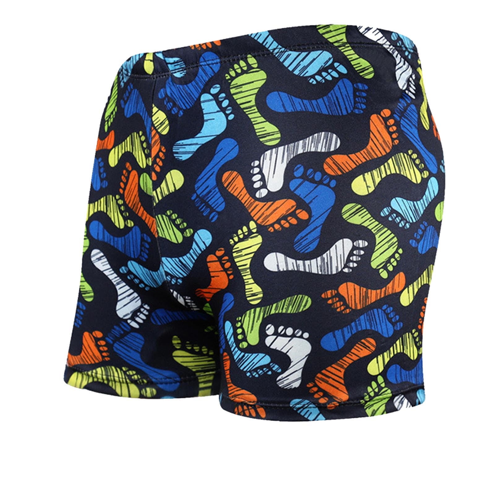 APEXFWDT Men's Square Leg Swim Briefs Printed Swimsuit Athletic ...