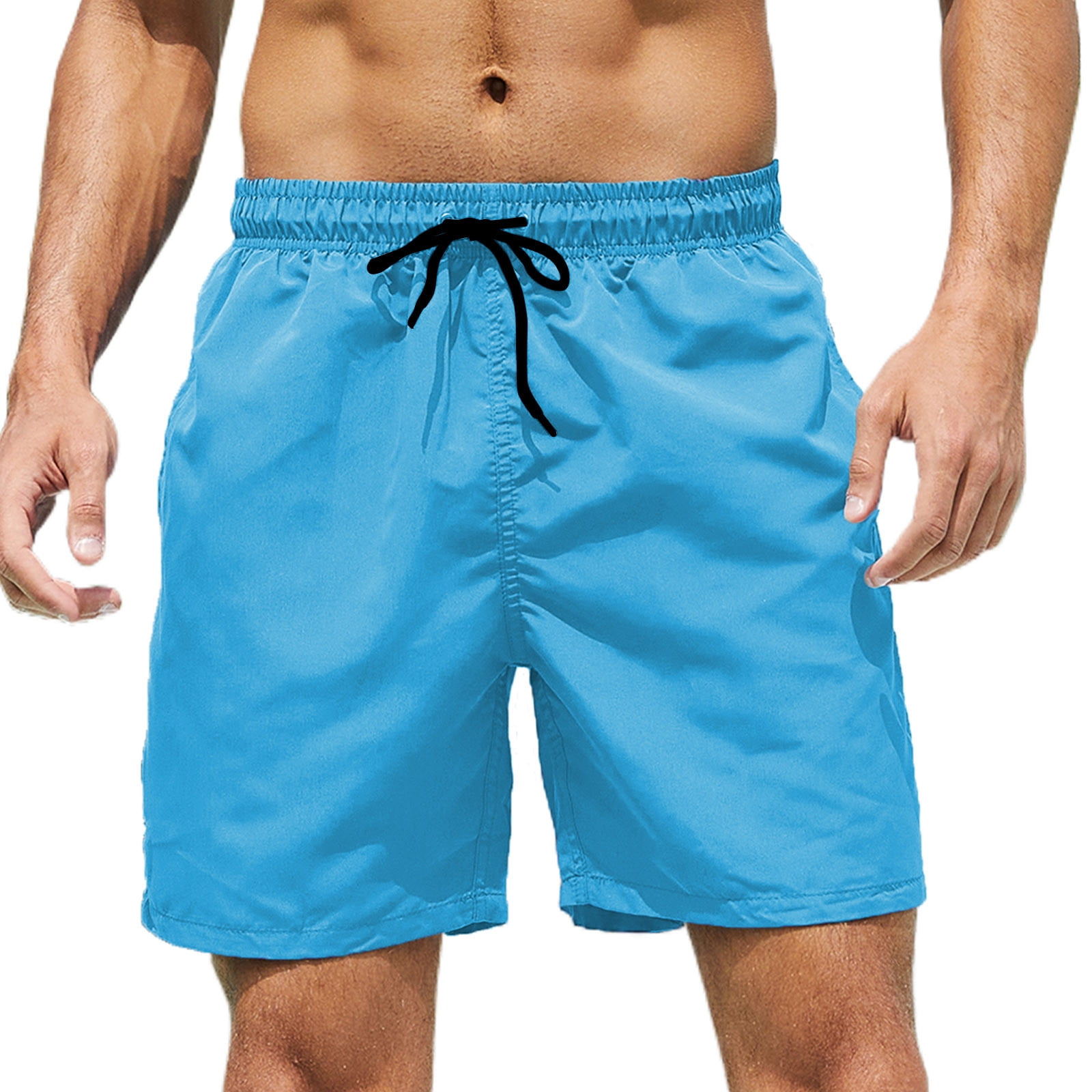 APEXFWDT Men's Swim Trunks Swimsuits Mesh Liner Beach Bathing Suits ...