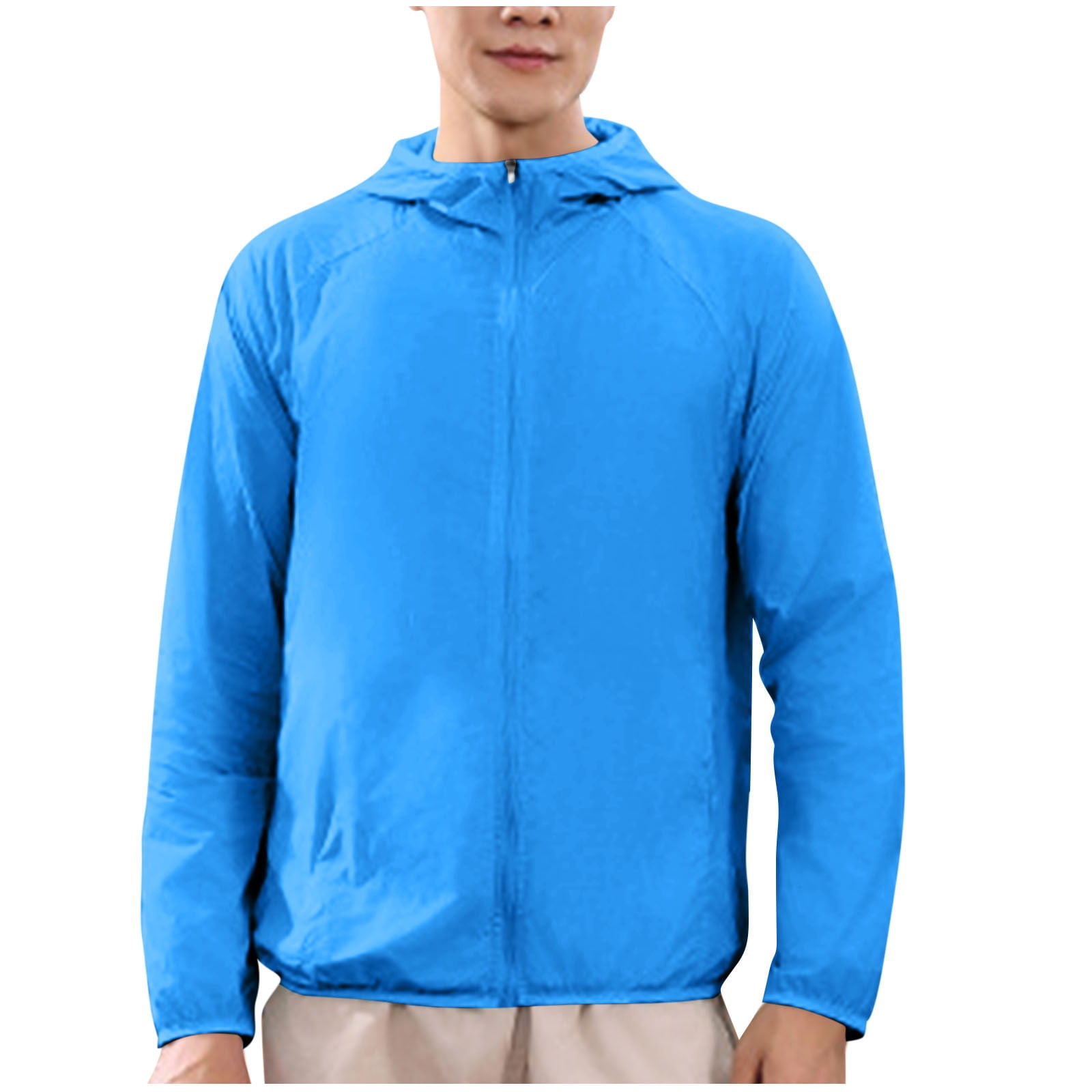 APEXFWDT Men's Ultra Light Sun Protection Jacket S-5XL - Packable ...