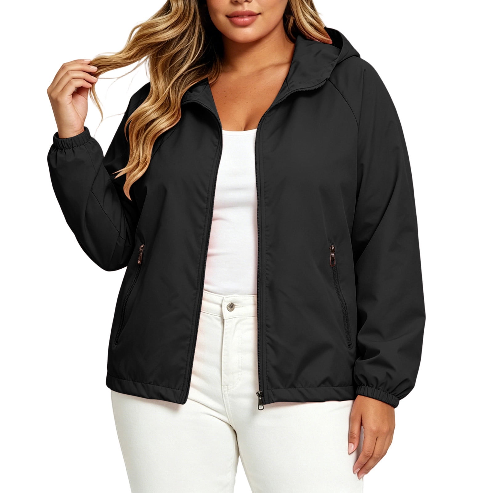 APEXFWDT Plus Size Sun Protection Jacket Women UPF 50+ Lightweight ...