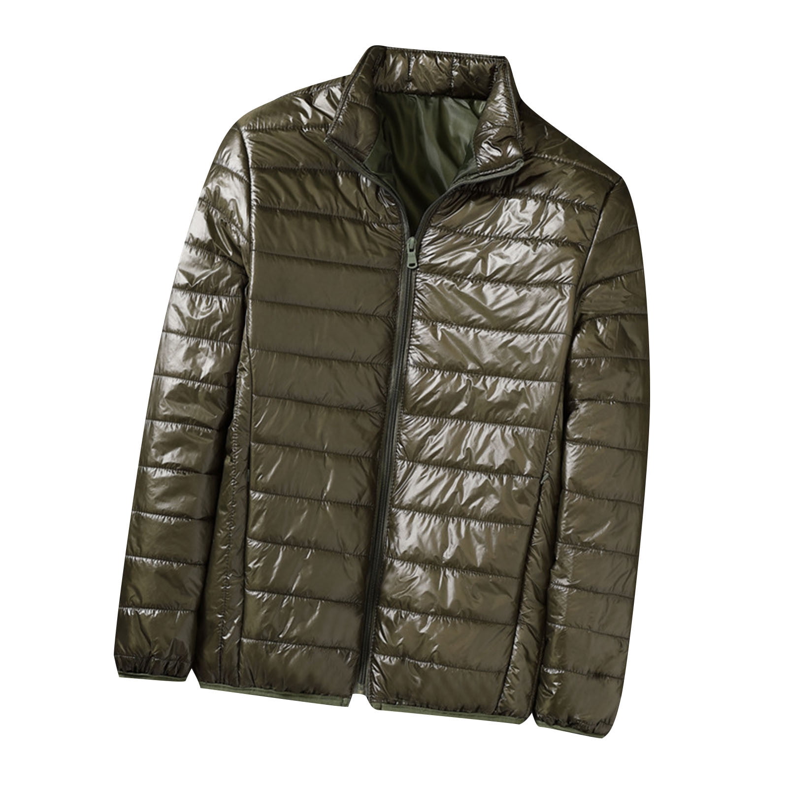 APEXFWDT Puffer Jacket for Men Lightweight Warm Winter Coats Windproof ...