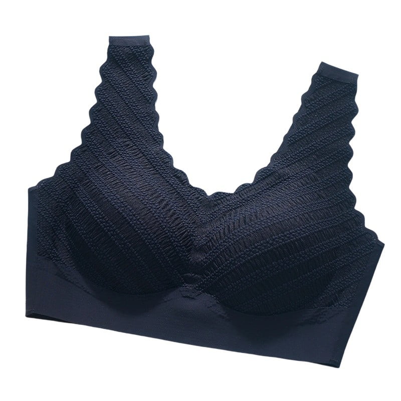 APEXFWDT Seamless Sleep Bralette Wireless for Women - Soft Cloud Side ...