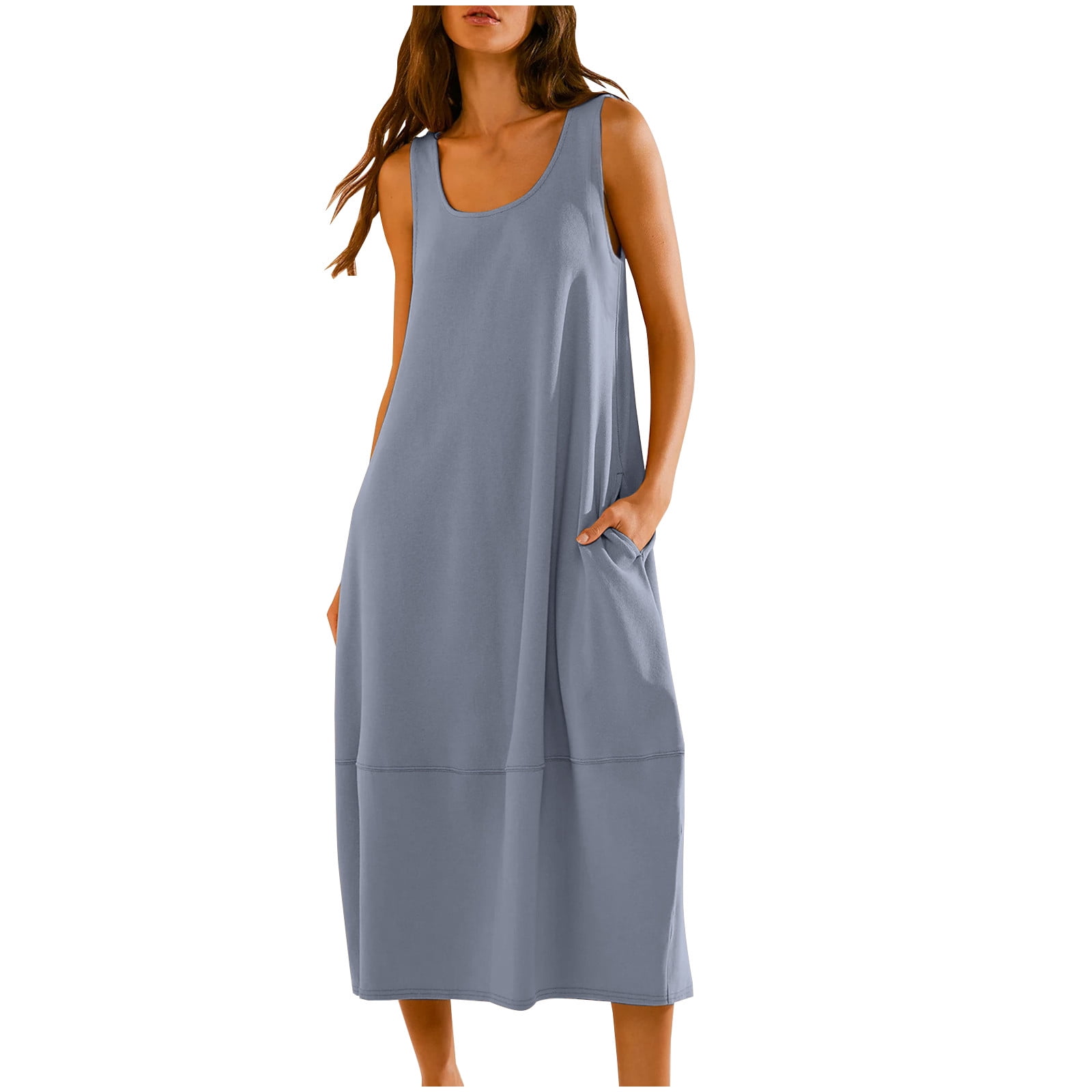 APEXFWDT Summer Clearance Summer Boho Dresses for Women - Casual Loose ...